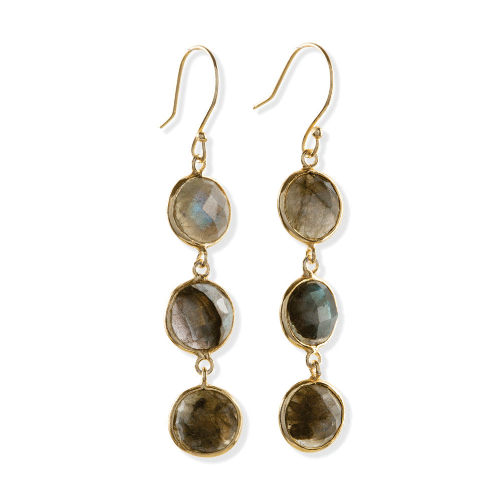 Trio Triumph Drop Earrings - Own this captivating pair of earrings, for ...